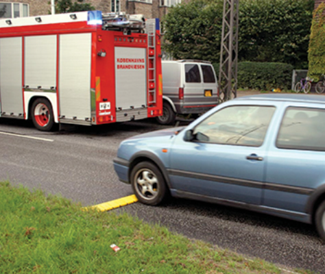 Safety Bump - Mobile bump - Saferoad Traffic A/S