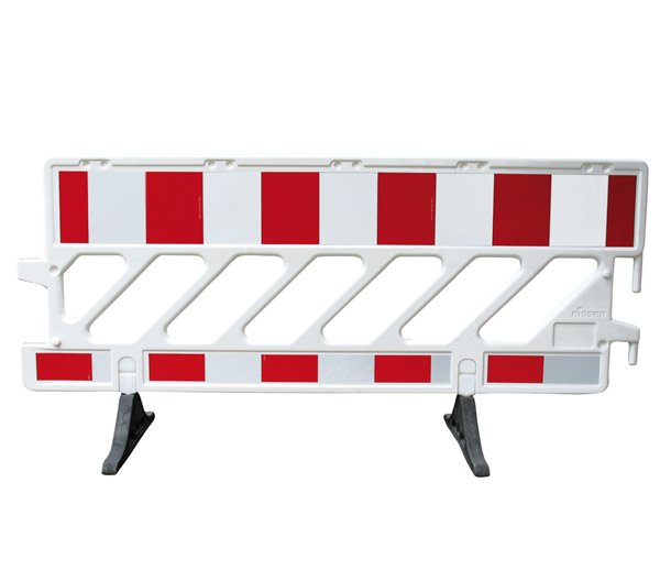 O45 plastpærrebom, m/drejefødder - Afspærringsprodukter - Saferoad ...